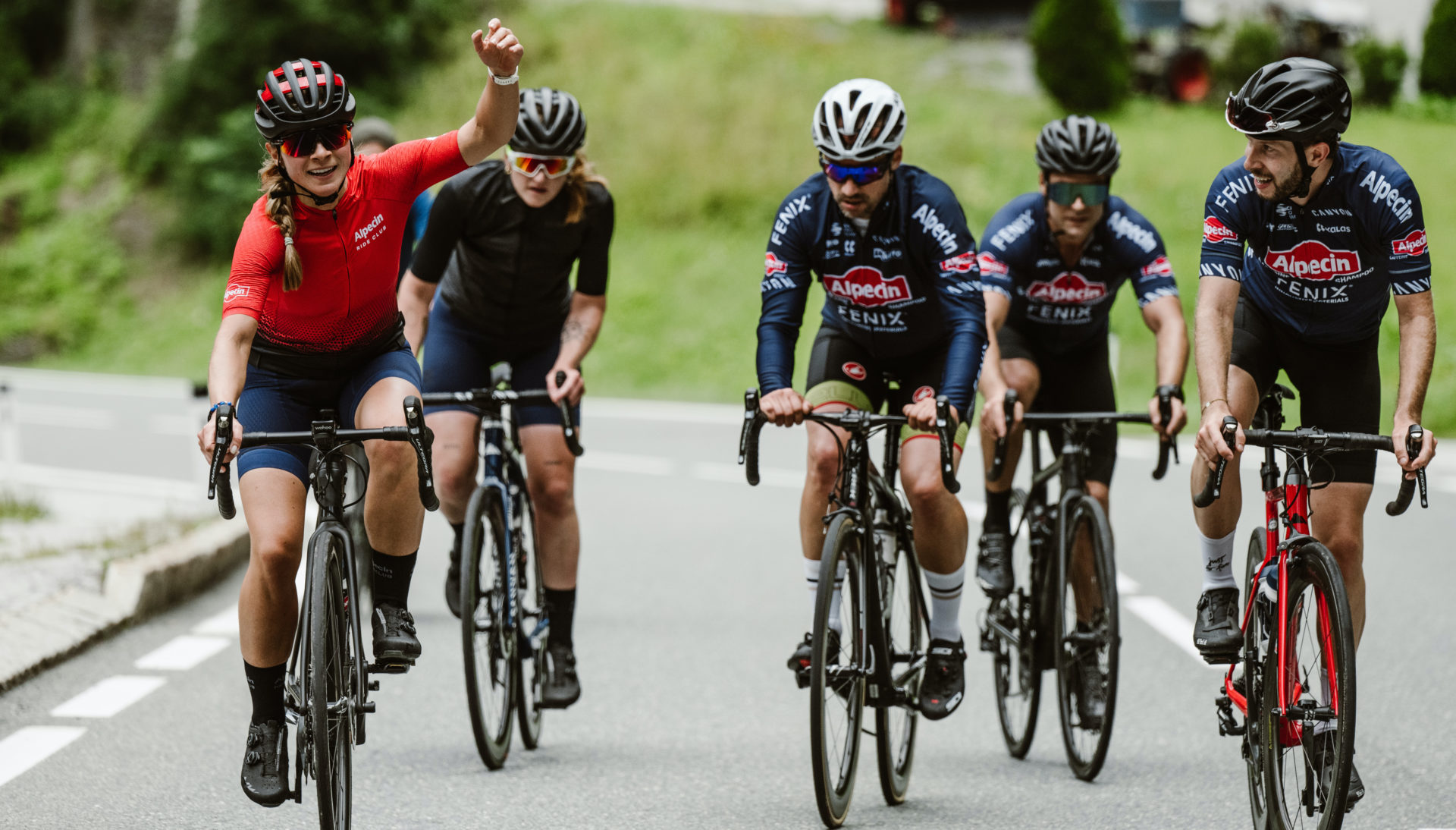 Why group cycling is good for you - Alpecin Cycling