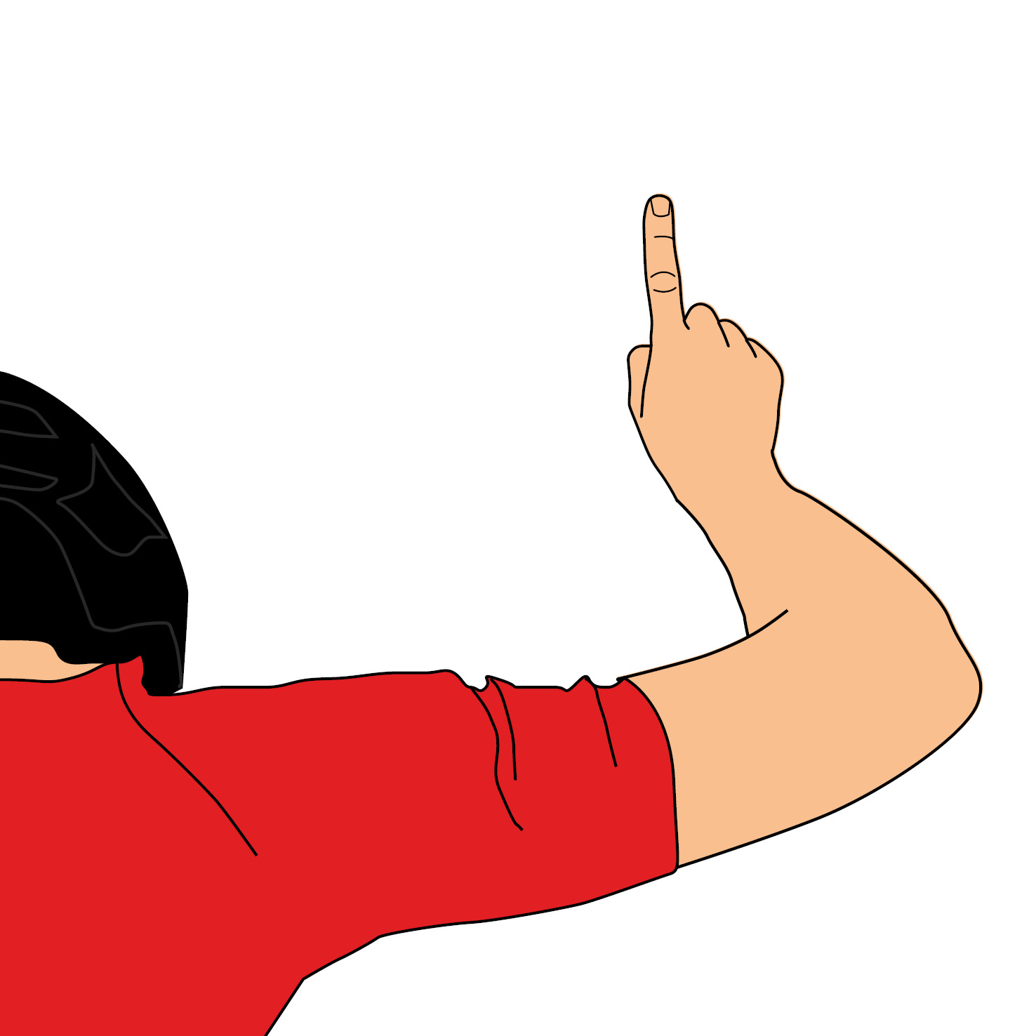 Die wichtigsten Handzeichen fürs Fahren in der Gruppe