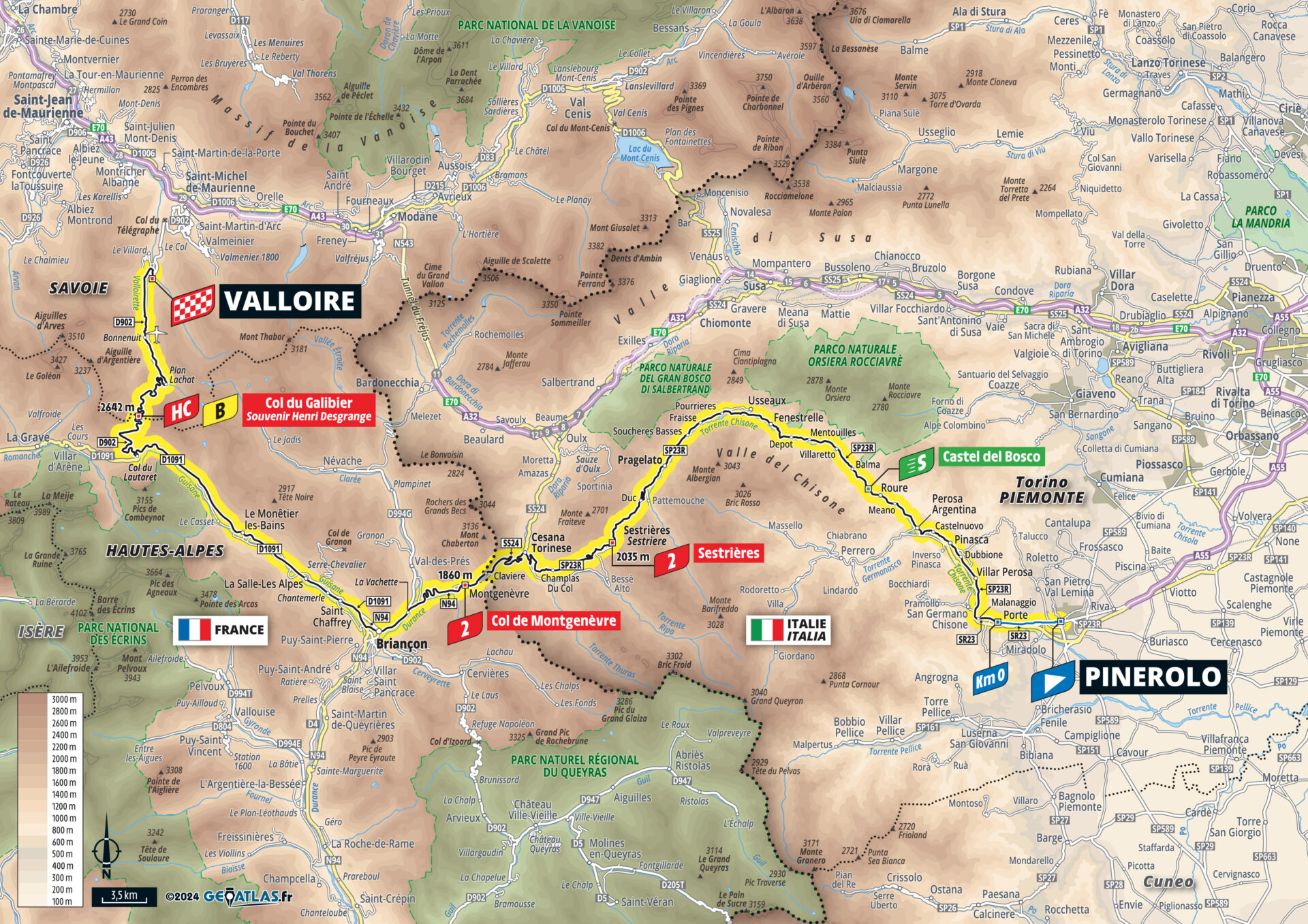 Tour de France 2024 Preview: Profiles and Maps of All 21 Stages ...