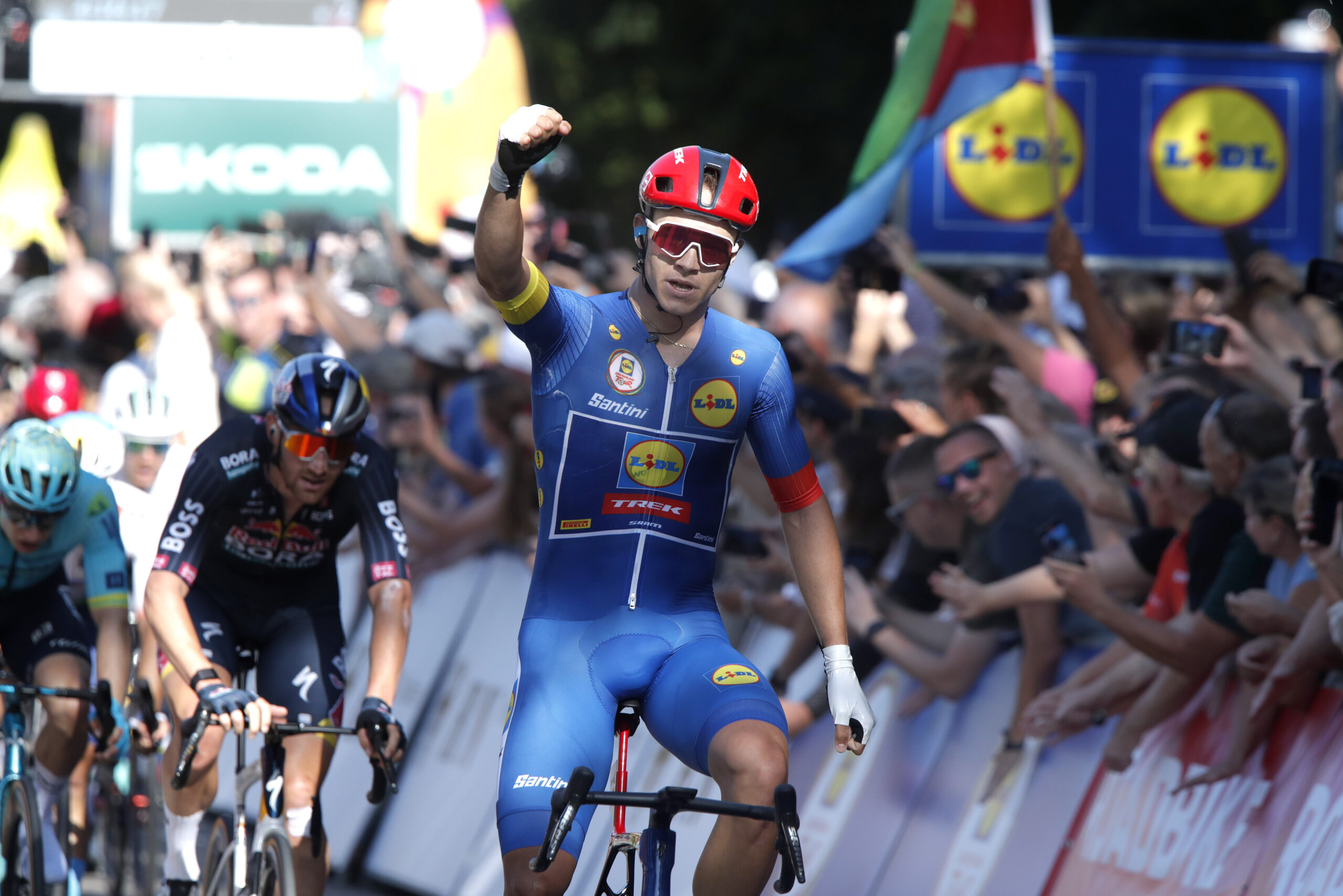 1. Etappe Lidl Deutschland Tour 2024: Milan siegt im Sprint