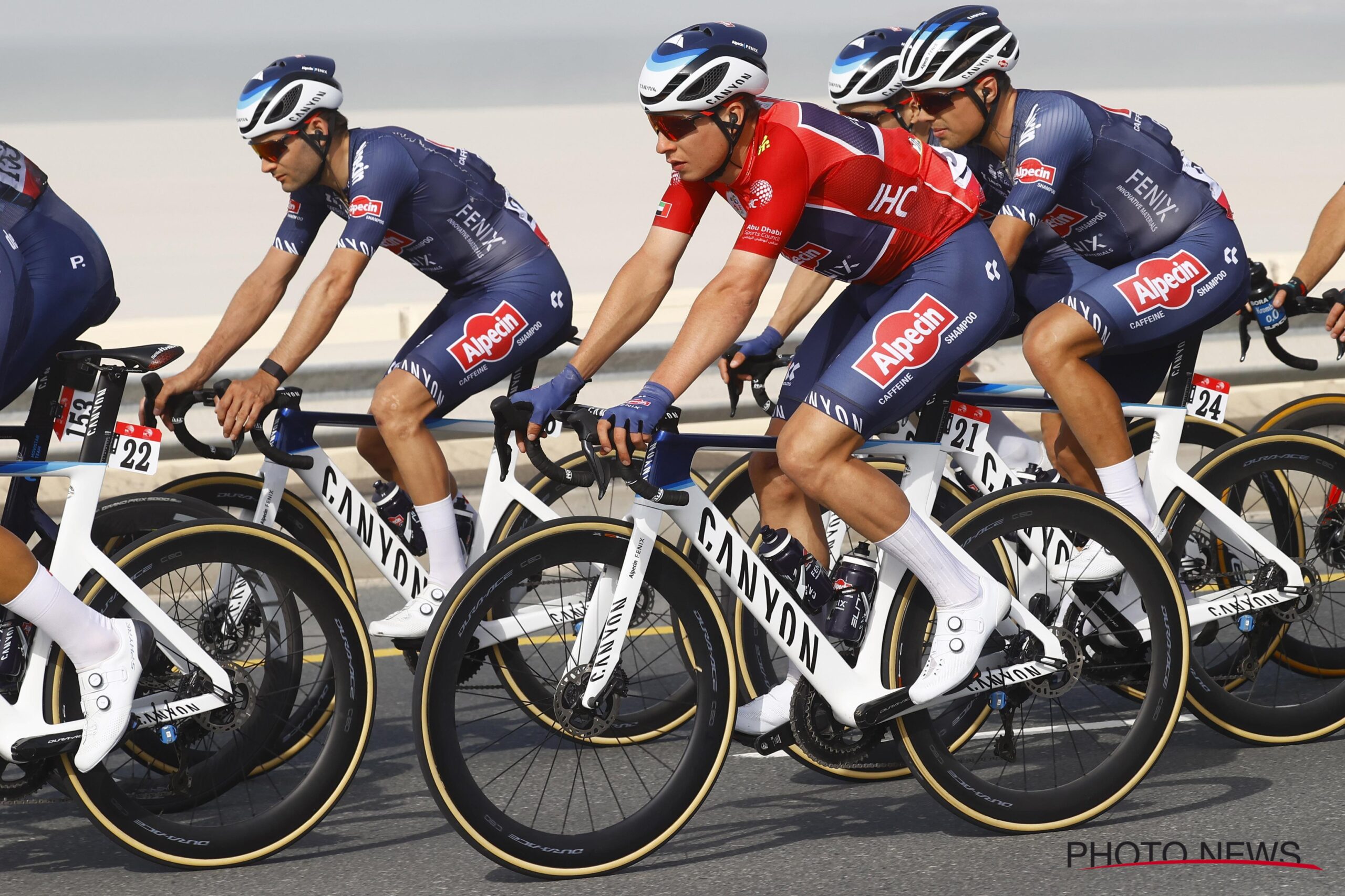 Team Alpecin-Deceuninck bei der UAE Tour 2025