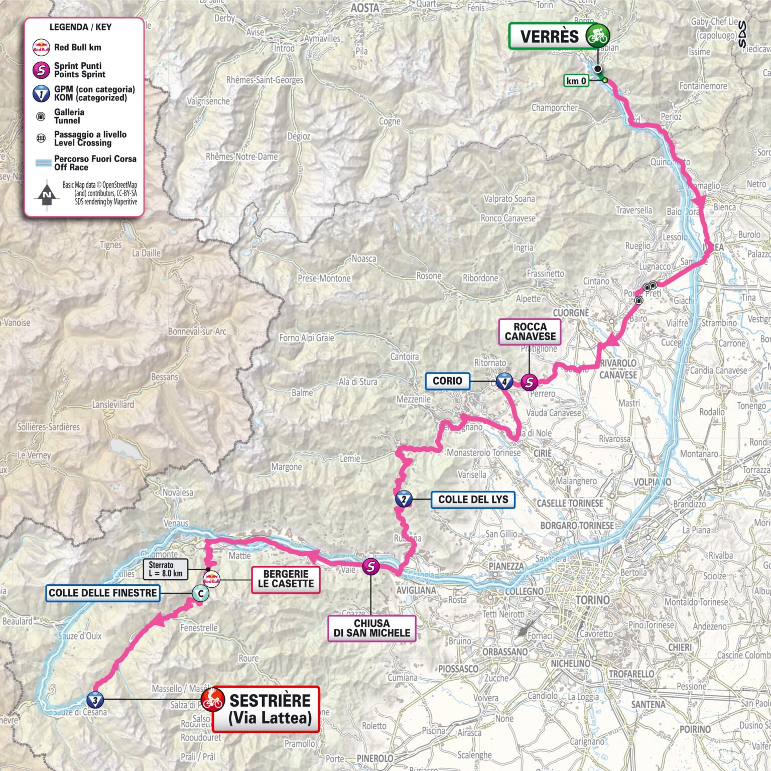 Vorschau 20. Etappe Giro d’Italia 2025: Mythos Colle delle Finestre